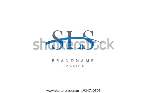 Sls Alphabet Initial Swoosh Abstract Icon Stock Vector (Royalty Free ...