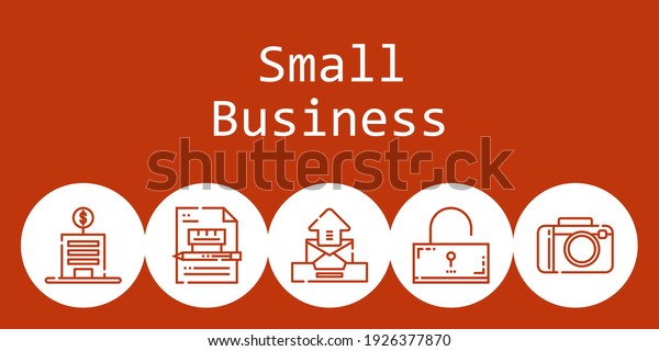 Small Business Background Concept Small Business Stock Vector (Royalty ...
