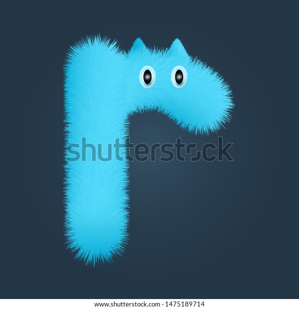 Small Cap Letter R Fluffy Logo Stock Vector (Royalty Free) 1475189714 ...