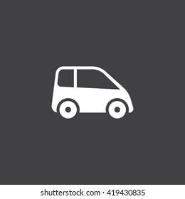Small Car Icon Vector Solid Logo: เวกเตอร์สต็อก (ปลอดค่าลิขสิทธิ์ ...