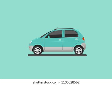 Small Car Illustration Stock Vector (Royalty Free) 1135828562 ...