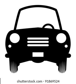 Small Car Symbol Vector Illustration: vector de stock (libre de ...