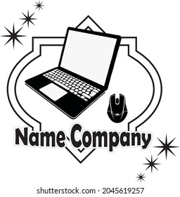 Small Computer Company Logo That Will Stock Vector (Royalty Free ...