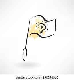 Small Flag Bulb Icon Stock Vector (Royalty Free) 190896368 | Shutterstock