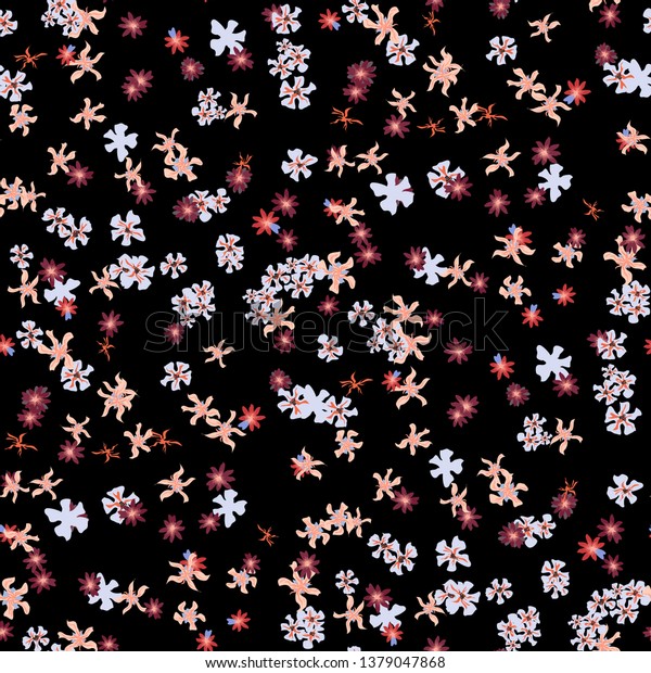 Small Floral Seamless Texture Gentle Wild Stock Vector (Royalty Free ...