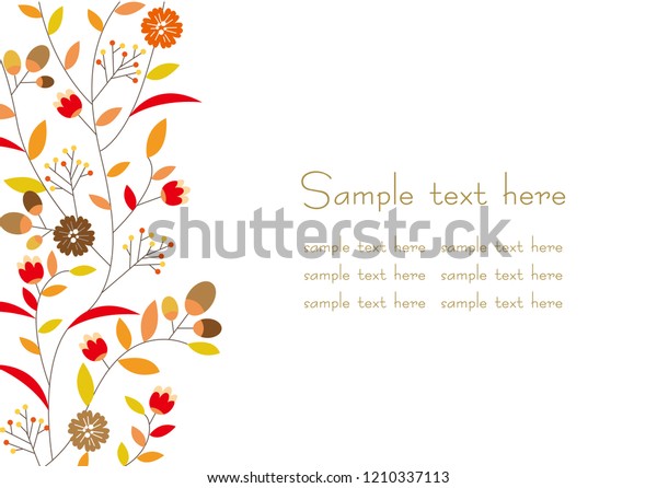 Small Flower Frame Stock Vector (Royalty Free) 1210337113 | Shutterstock