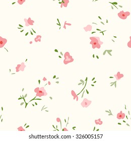 Small Flower Pattern Vintage Floral Seamless Stock Vector (Royalty Free ...