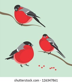Small Funny Birds: vector de stock (libre de regalías) 126347861 ...