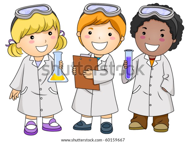 Small Group Kids Laboratory Gowns Vector Stock Vector (Royalty Free ... Small Group Kids Laboratory Gowns Vector Stock Vector (Royalty Free ...