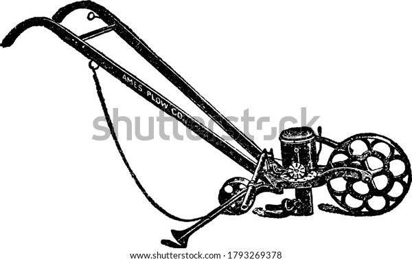 Small Hand Seed Sower Having Small Stock Vector (Royalty Free ...