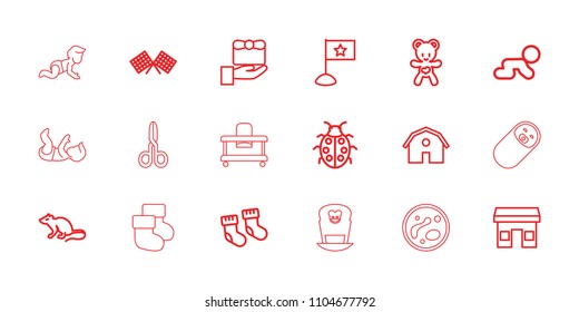 Small Icon Collection 18 Small Outline Stock Vector (Royalty Free ...
