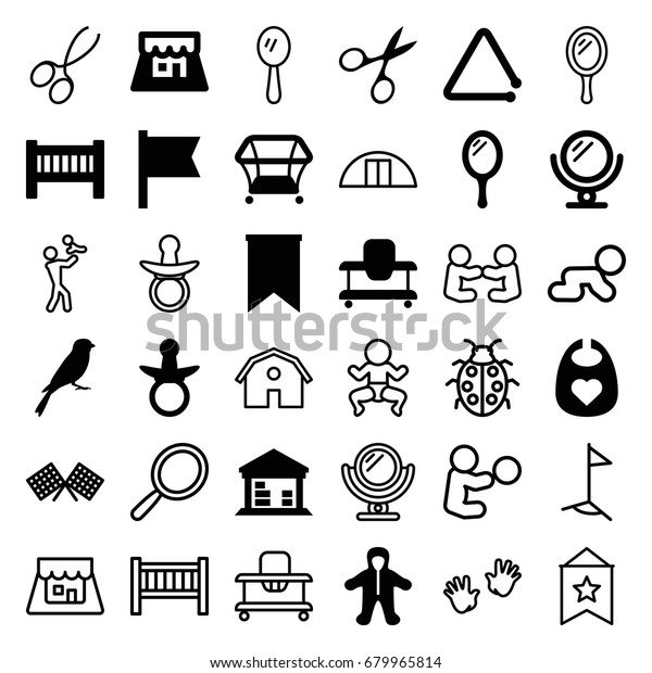 Small Icons Set Set 36 Small Stock Vector (Royalty Free) 679965814 ...