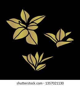 Small Leaves Vector Illustration Stock Vector (Royalty Free) 1357021130 ...