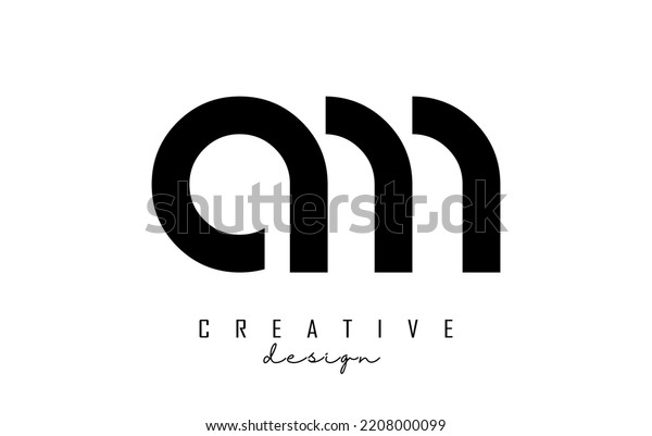 Small Letters M Logo Minimalist Design Stock Vector (Royalty Free ...