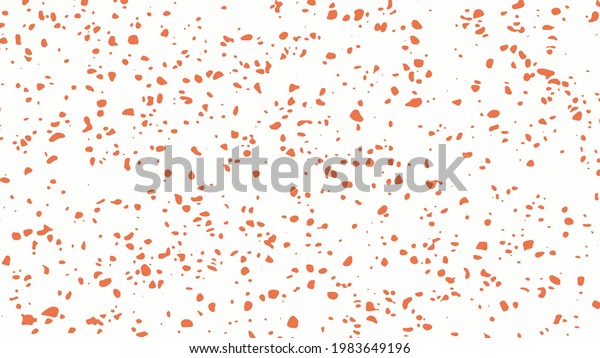 Small Orange Spots On White Background Stock Vector (Royalty Free ...