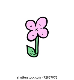 Small Pink Flower Cartoon Stock Vector (Royalty Free) 72937978 ...