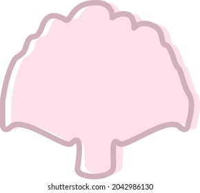Small Pink Tree Illustration Vector On Stock Vector (Royalty Free ...