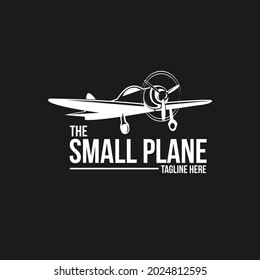 Small Plane Illustration Logo Templates Stock Vector (Royalty Free ...