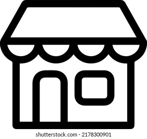 Small Shop Symbol Vector Icon Stock Vector (Royalty Free) 2178300901 ...