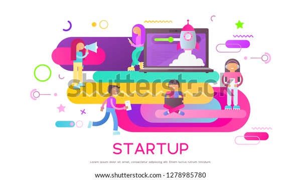 Small Size People Realize Idea Cohesive Stock Vector (Royalty Free ...
