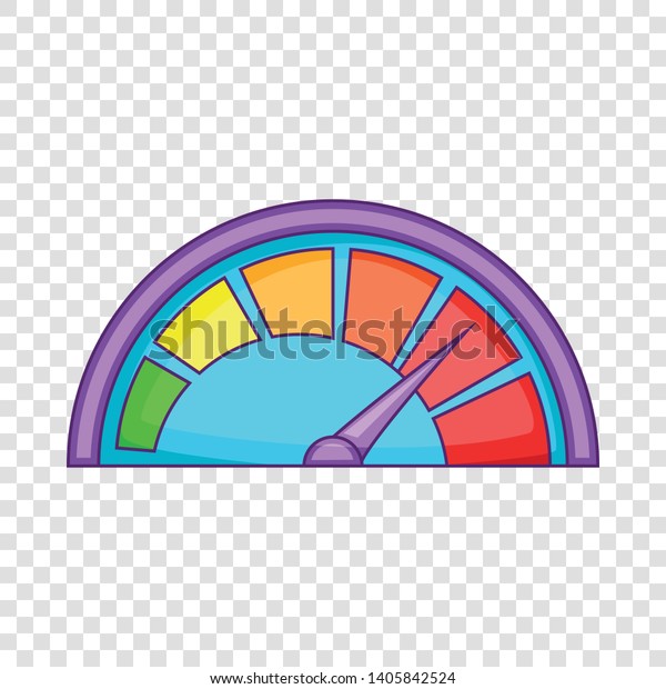 Small Speedometer Icon Cartoon Illustration Speedometer Stock Vector ...