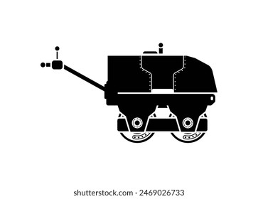 Steamroller image Royalty Free Stock SVG Vector