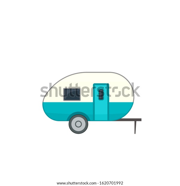 Small Trailer Icon Clipart Image Isolated: เวกเตอร์สต็อก (ปลอดค่า ...