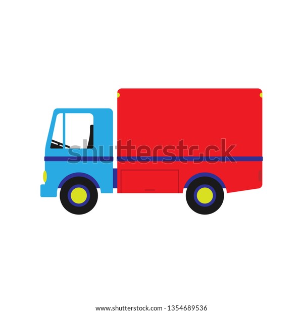 Small Truck Vector Drawing Isolated Object Stock Vector (Royalty Free ...