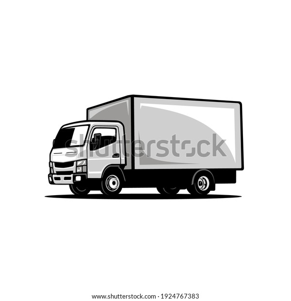 Small Truck Vehicle Vector Illustrations: vetor stock (livre de ...
