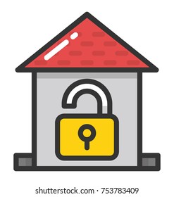 Small Unlocked House Stock Vector (Royalty Free) 753783409 | Shutterstock