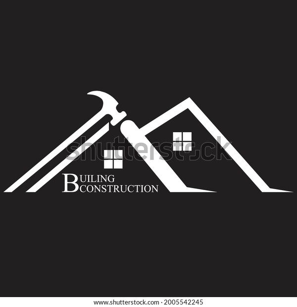 Smart Beautiful Construction Logo Design Stock Vector (Royalty Free ...