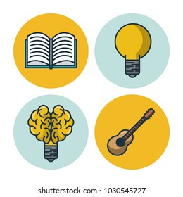 Smart Brain Icons Stock Vector (Royalty Free) 1030545727 | Shutterstock