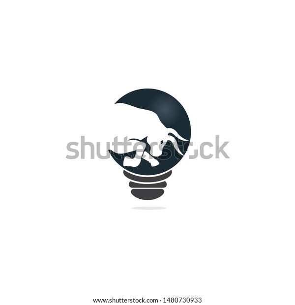Smart Bull Vector Logo Design Bull Stock Vector (Royalty Free ...