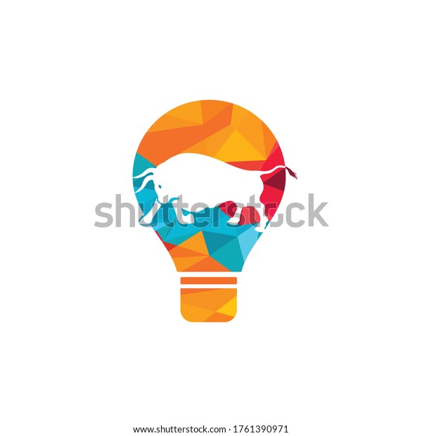 Smart Bull Vector Logo Design Bull Stock Vector (Royalty Free ...