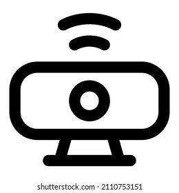 Smart Camera Icon Black Color Stock Vector (Royalty Free) 2110753151 ...