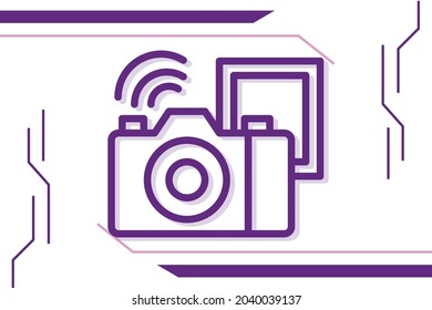 Smart Camera Icon Symbol Sign Modern Stock Vector (Royalty Free ...