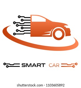 Smart Car Logo Design Stock Vector (Royalty Free) 1103605892 | Shutterstock