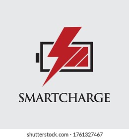 Smart Charge Vector Logo Business Stock Vector (Royalty Free ...