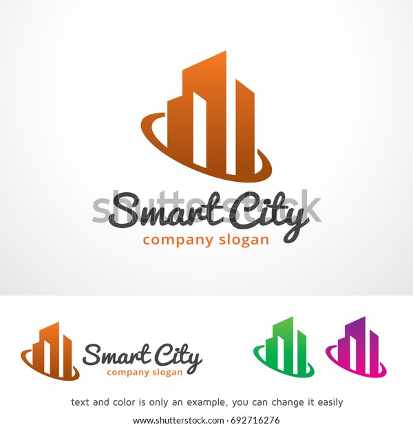 Smart City Logo Template Design Vector, Emblem, Design Concept ...