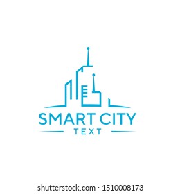 Smart City Logo Vector Template Technology Stock Vector (Royalty Free ...