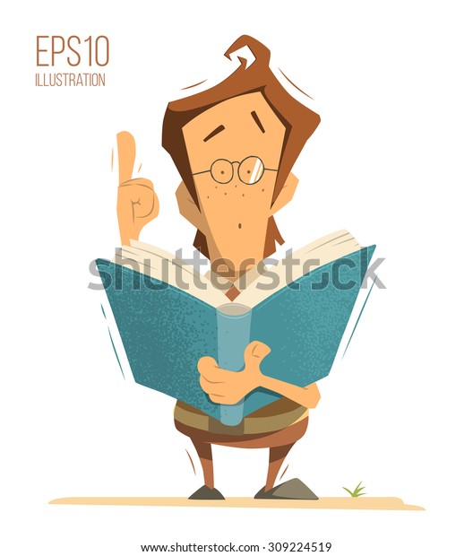 Smart Clever Genius Kid Child Boy Stock Vector (Royalty Free) 309224519 ...