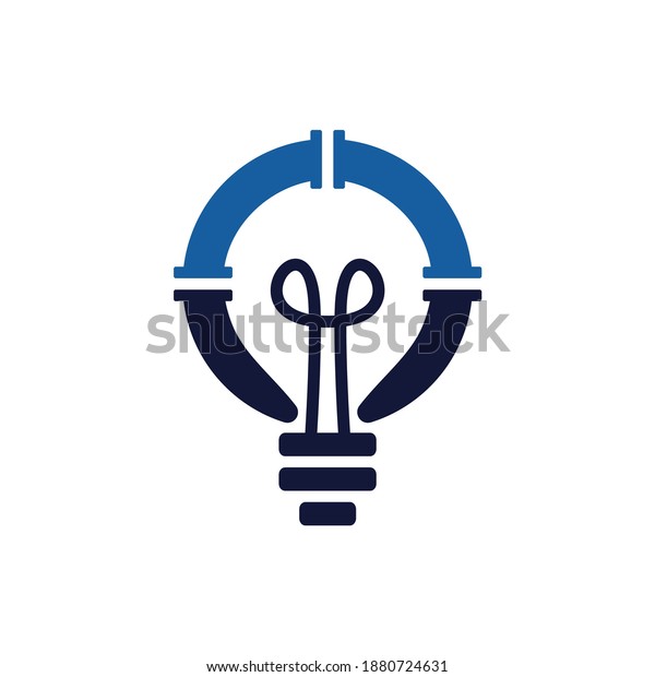 Smart Construction Pipe Logo Concept Stock Vector (Royalty Free ...