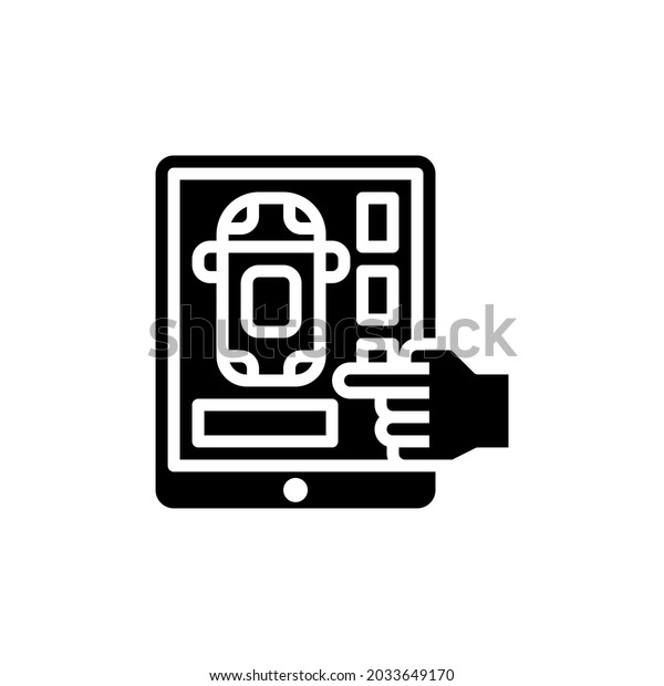Smart Control Silhouette Icon Vector Stock Vector (Royalty Free ...