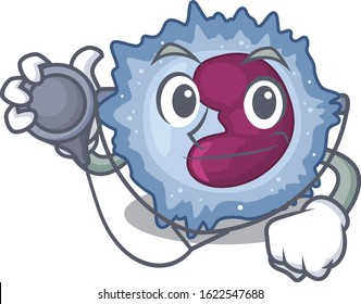 Smart Cool Monocyte Cell Cartoon Character: เวกเตอร์สต็อก (ปลอดค่า ...