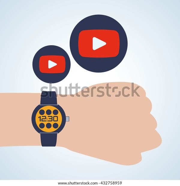 Smart Device Design Gadget Icon Isolated Stock Vector (Royalty Free ...