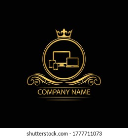 Smart Devices Logo Template Luxury Royal Stock Vector (Royalty Free ...