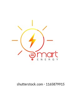 Smart Energy Logo Design Stock Vector (Royalty Free) 1165879915 ...