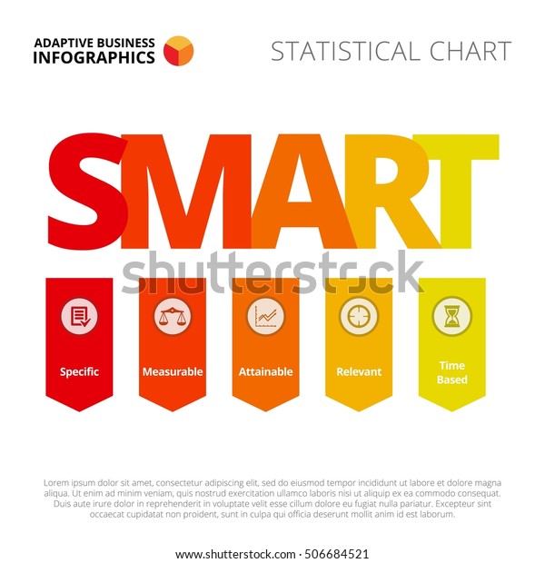 Smart Goals Diagram Template Stock Vector (Royalty Free) 506684521