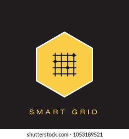 Smart Grid Icon Stock Vector (Royalty Free) 1053189521 | Shutterstock