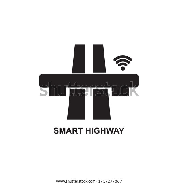 Smart Highway Icon Car Road Icon Stock Vector (Royalty Free) 1717277869 ...
